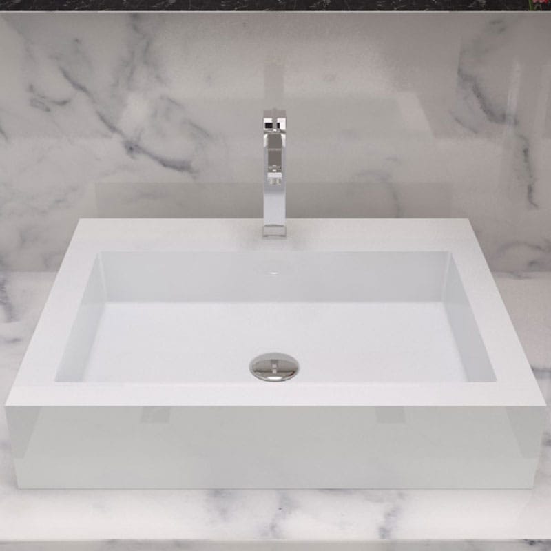 Countertop wash basin,bathroom sinks,poly stone sink A2 - WolkeSieben