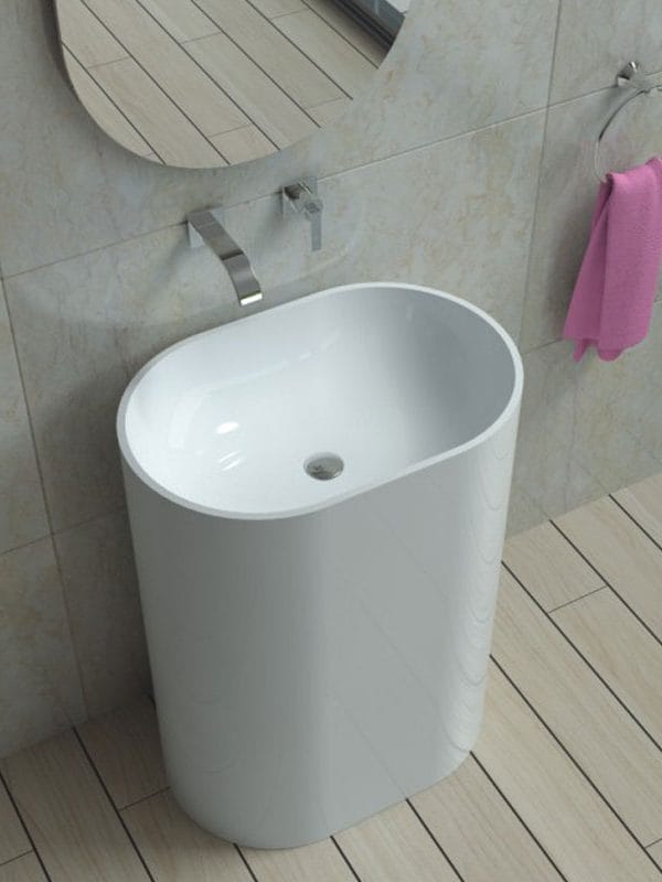 free standing sink,artifical stone basin PW54 - WolkeSieben