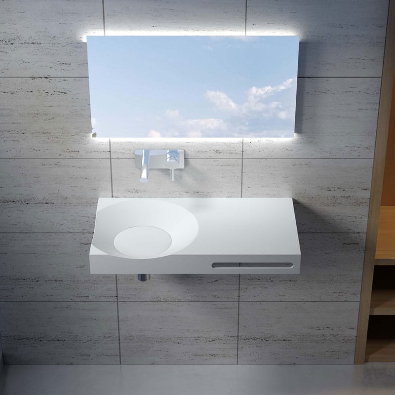washroom sink,modern sink,corian stone PW13-E - WolkeSieben