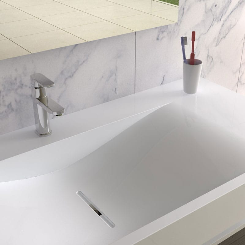 wall hung sink,poly stone sink P03-A - WolkeSieben