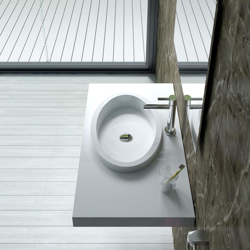 bathroom basin sink,solid surface basin PW45 - WolkeSieben